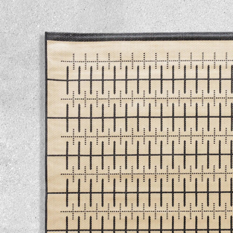 Autumn Ember Indoor and Outdoor Rug Ecru