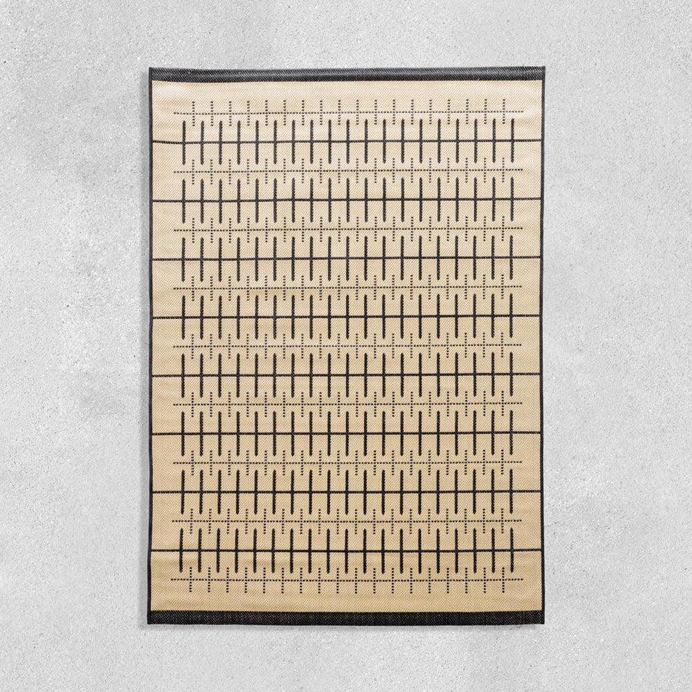 Autumn Ember Indoor and Outdoor Rug Ecru