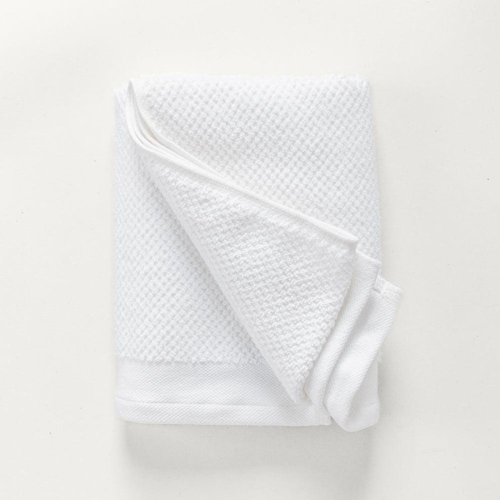 Barcelona Textured Cotton Towel Collection White
