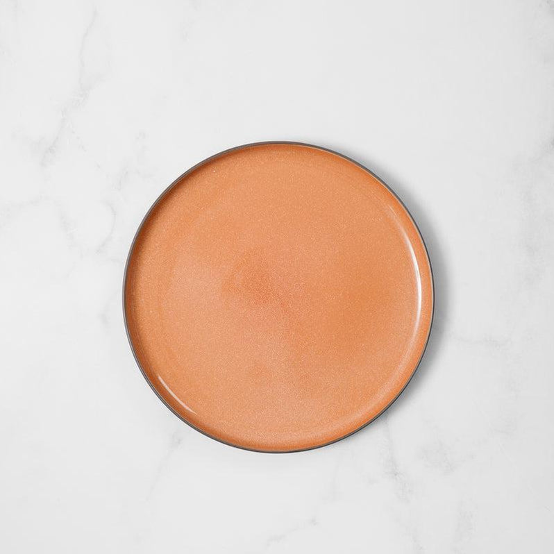 Bella Ceramic Side Plate | Coral And Grey | Ceramic