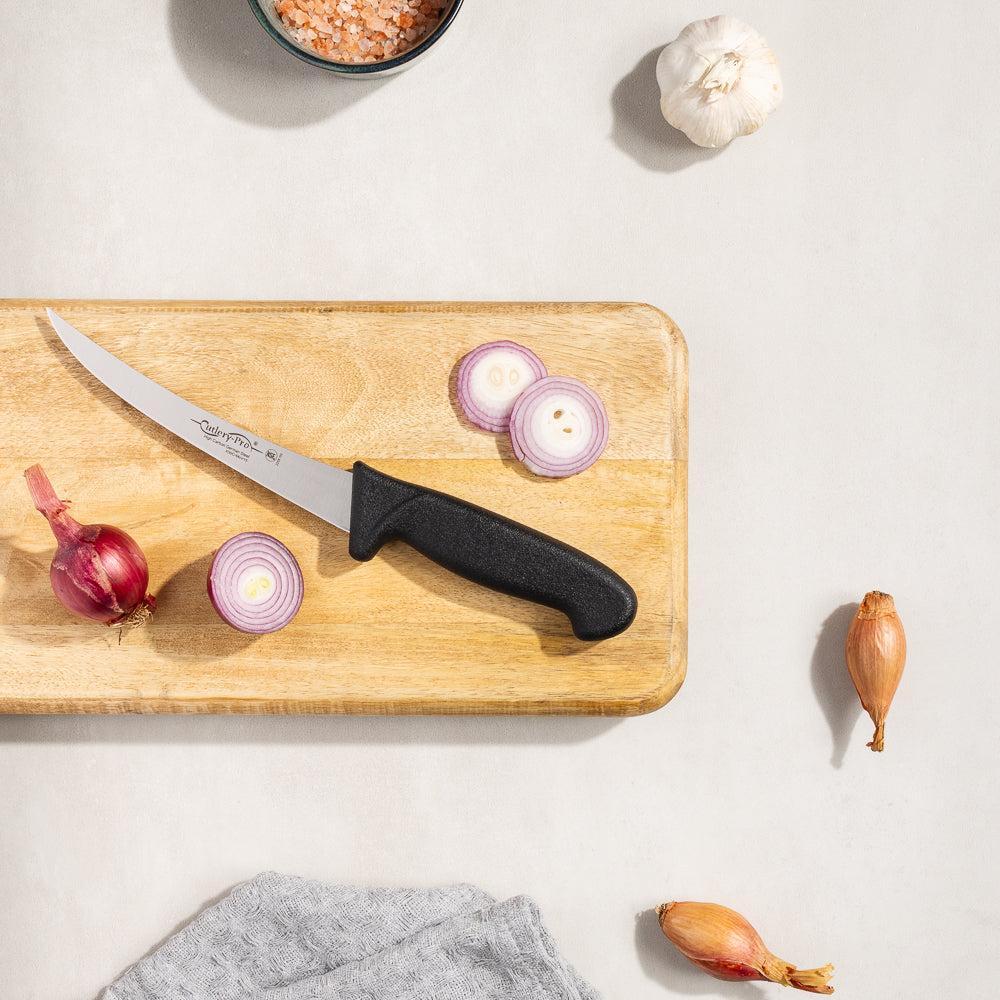 Cutlery Pro Boning Knife Black | Secure Grip