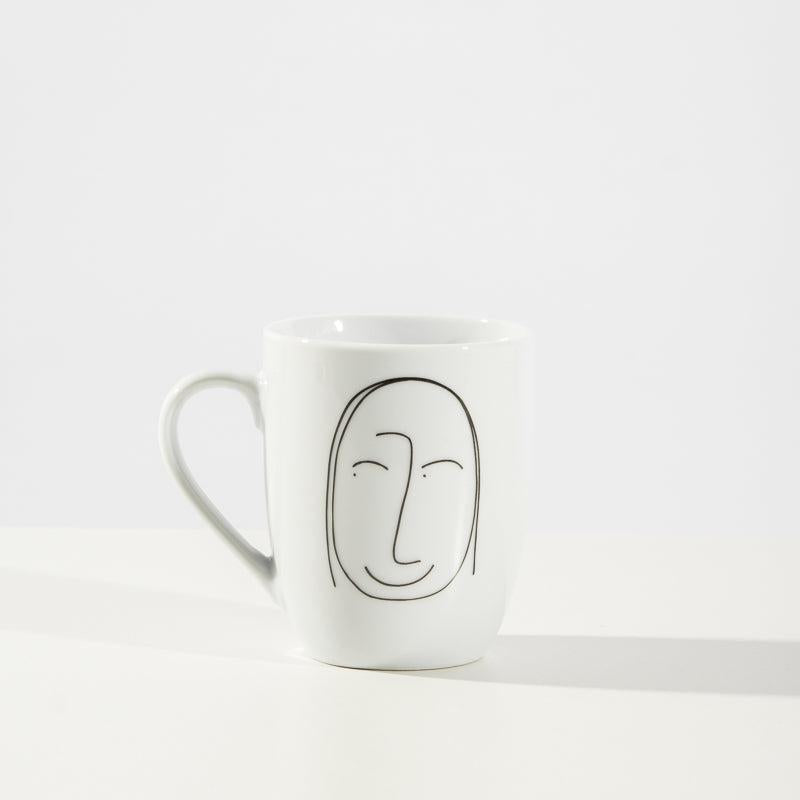 Faces of Felicity Rounded Mug | Stylish Rounded Mug