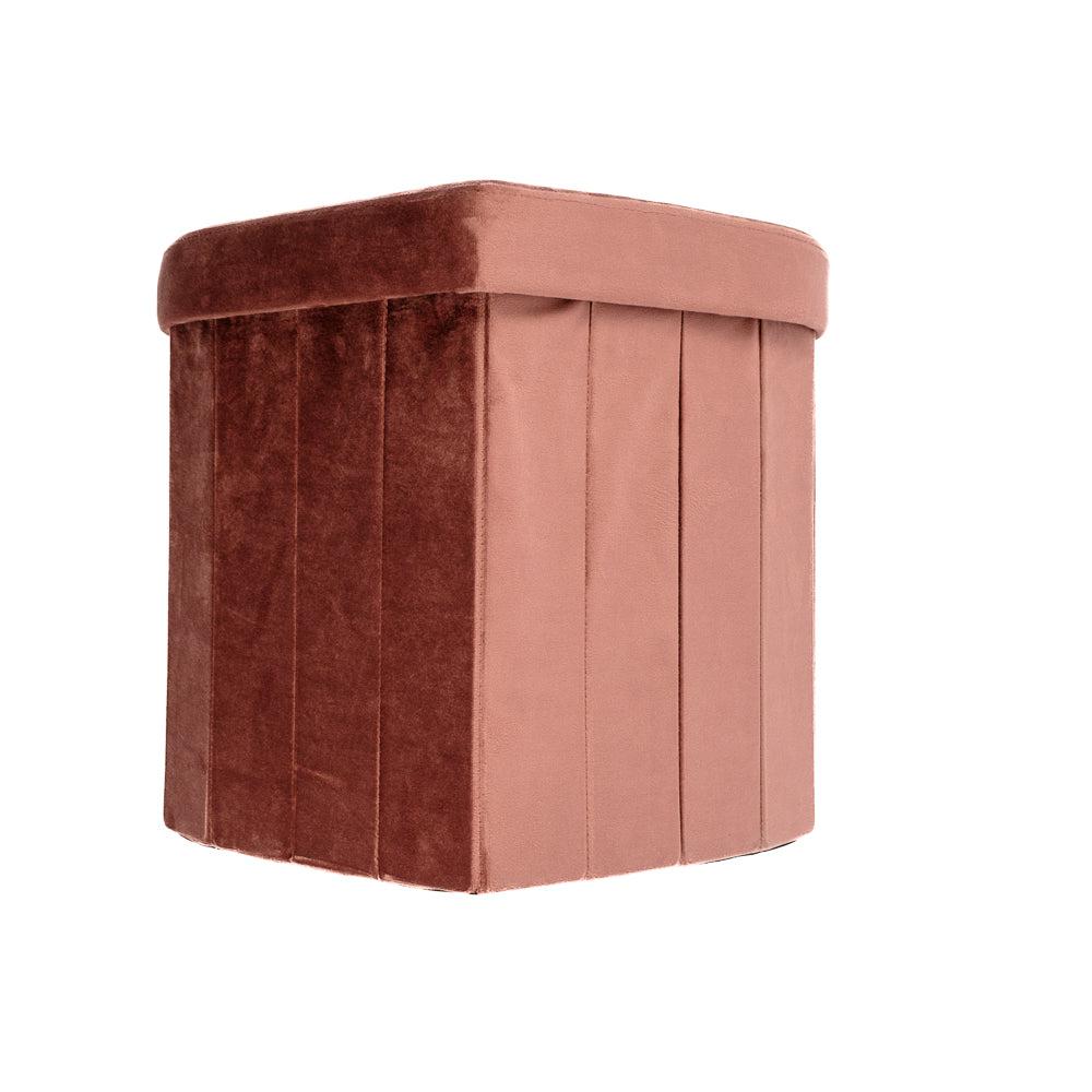 Heart Storage Stool | Dusty Rose | Storage Ottomans