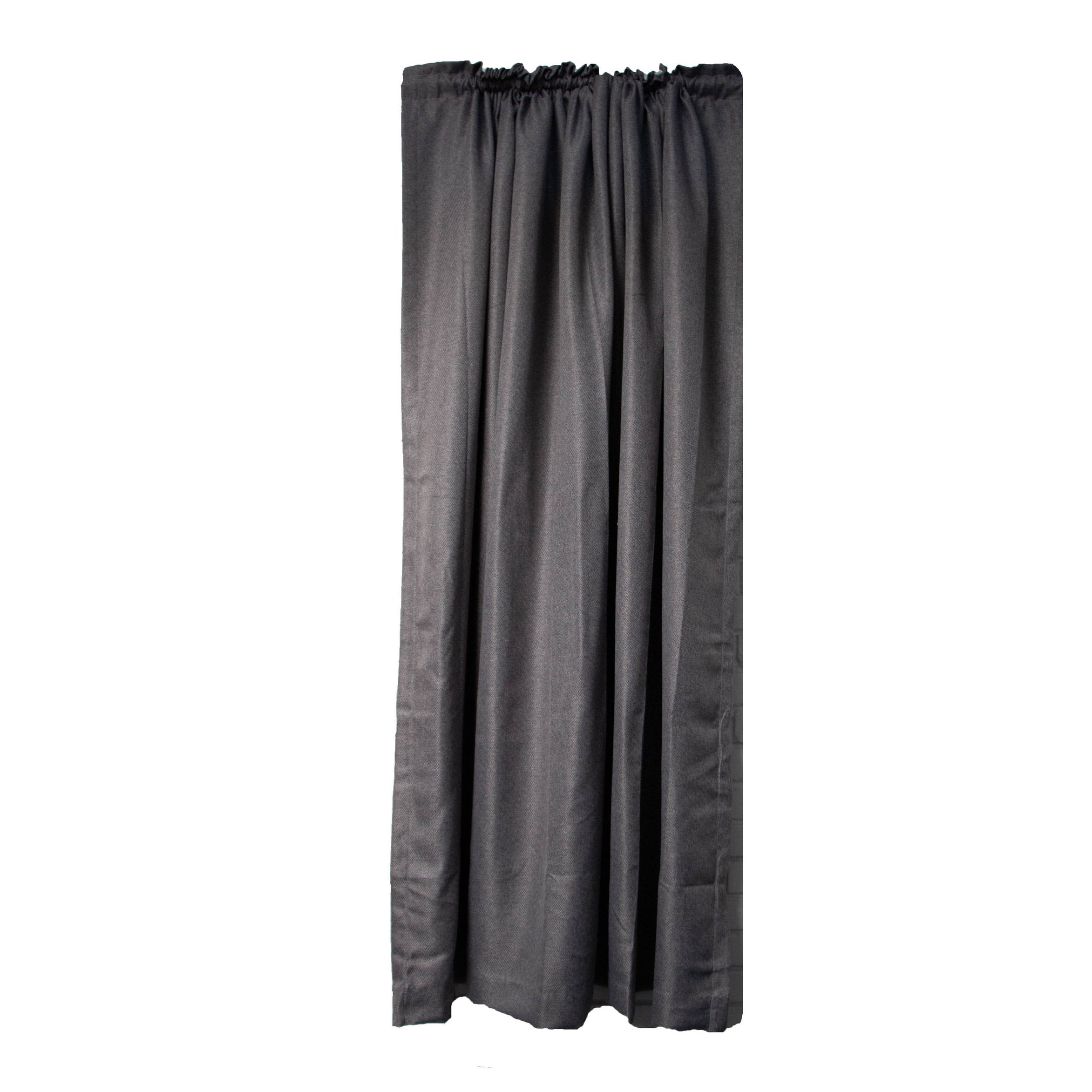 HOME.LIFE Clifton Self-Lined Dim Out Curtains - Graphite