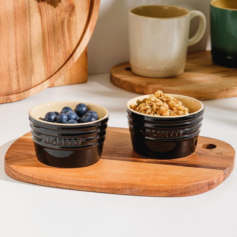 Moretti Casa Stoneware Ramekin Set of 2 Charcoal | Ramekin