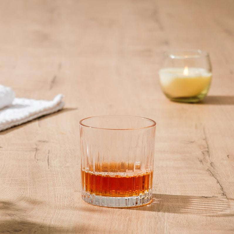 Moretti Vino Cut Tumbler Glasses | Set of 6 | Glassware