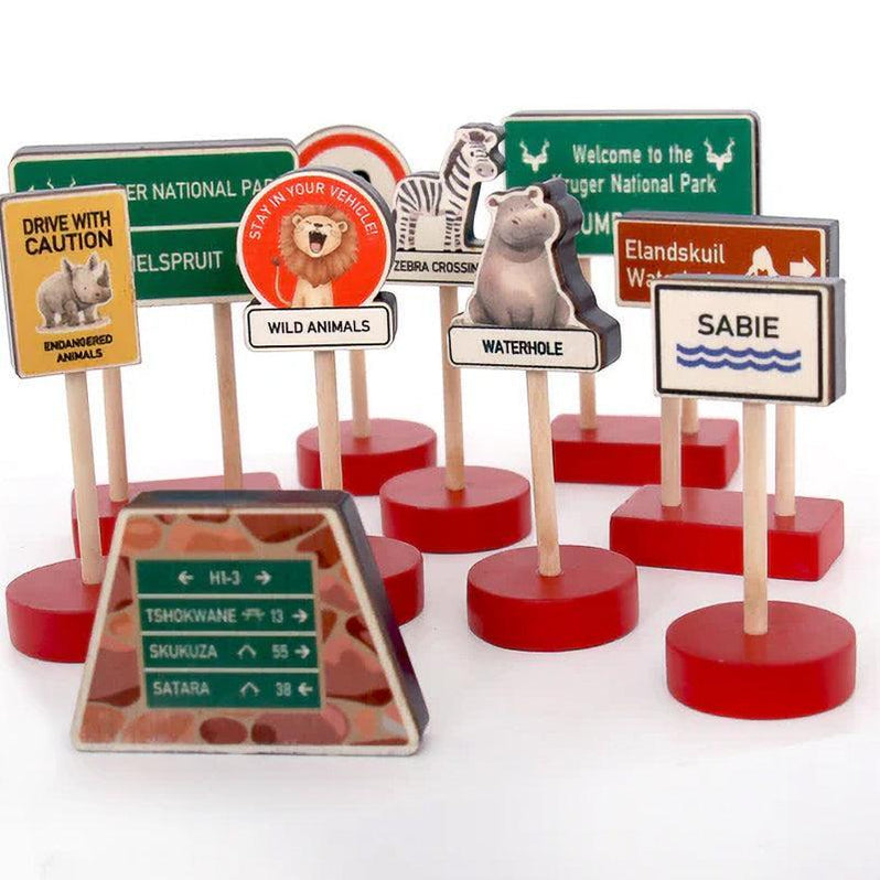 On Safari Safari Road Signs