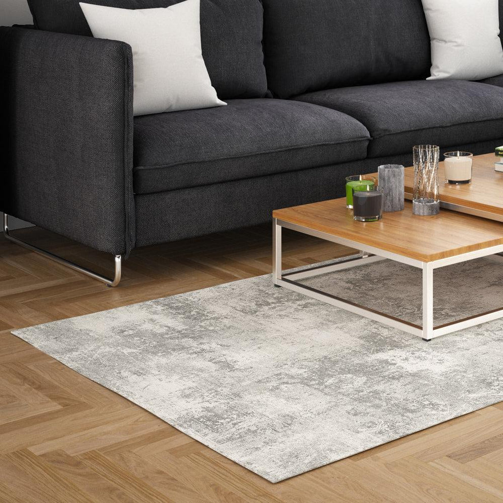 Silkwhisper Printed Carpet Silver Mist