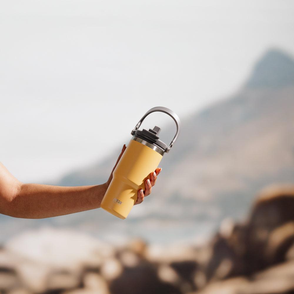 Tyeso Stainless Steel Tumbler Yellow Colour