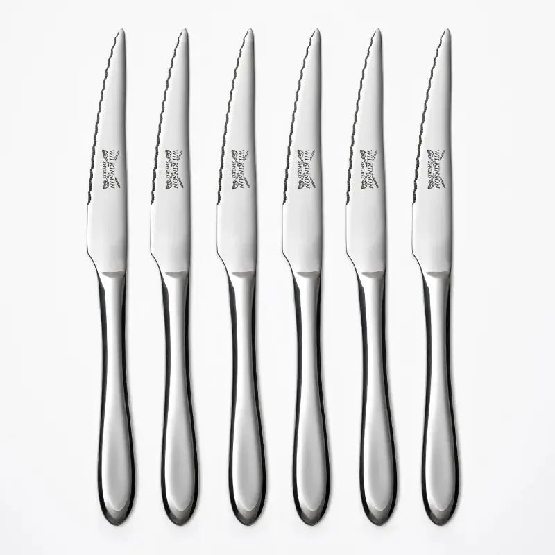 Wilkinson Sword Teardrop Steak Knife Set 6 Piece | Cutlery