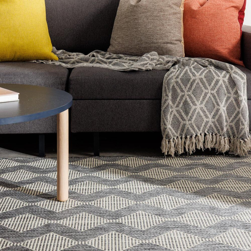 Winter Embrace Indoor and Outdoor Rug Misty Grey